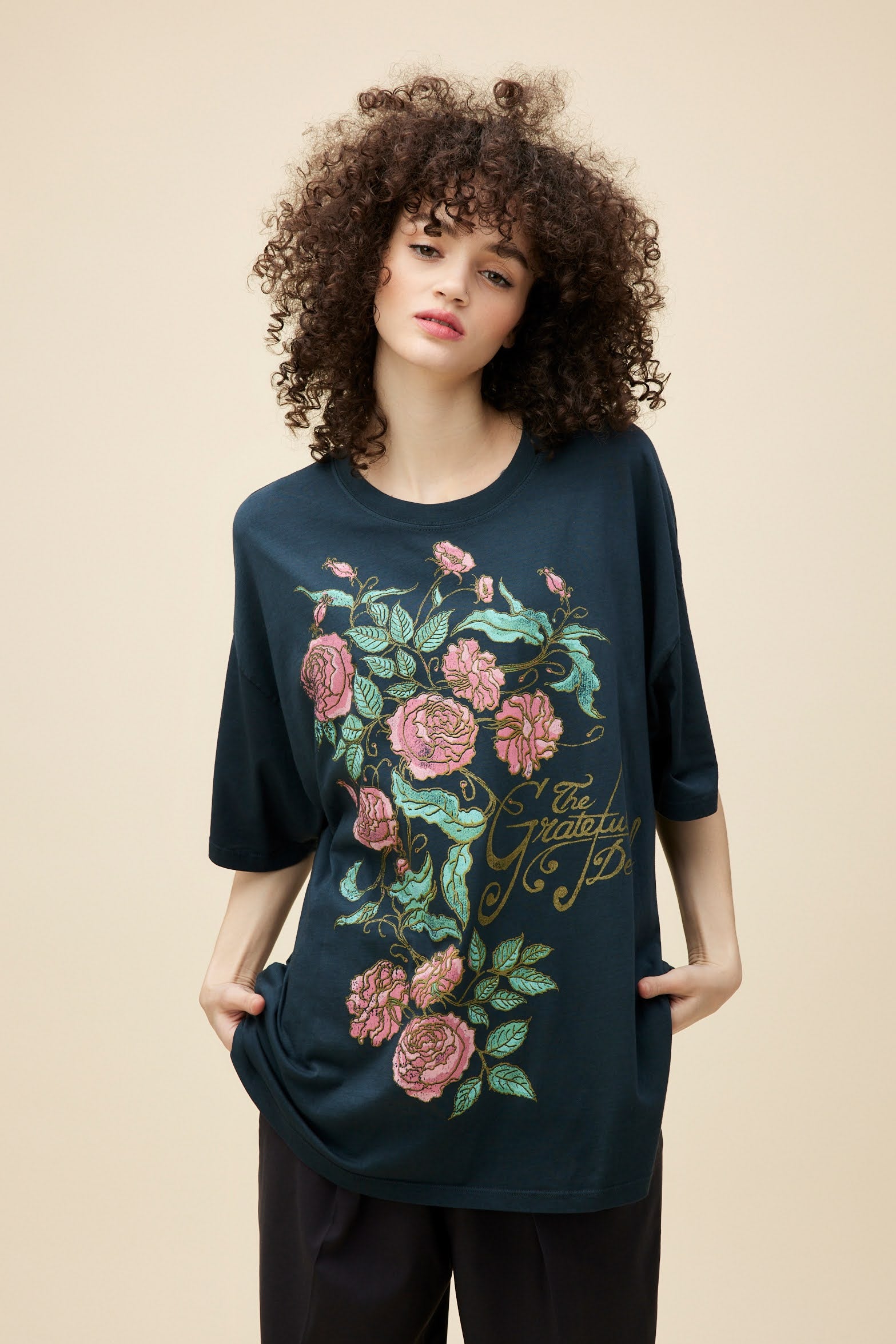 Grateful Dead Rose OS Tee | Daydreamer